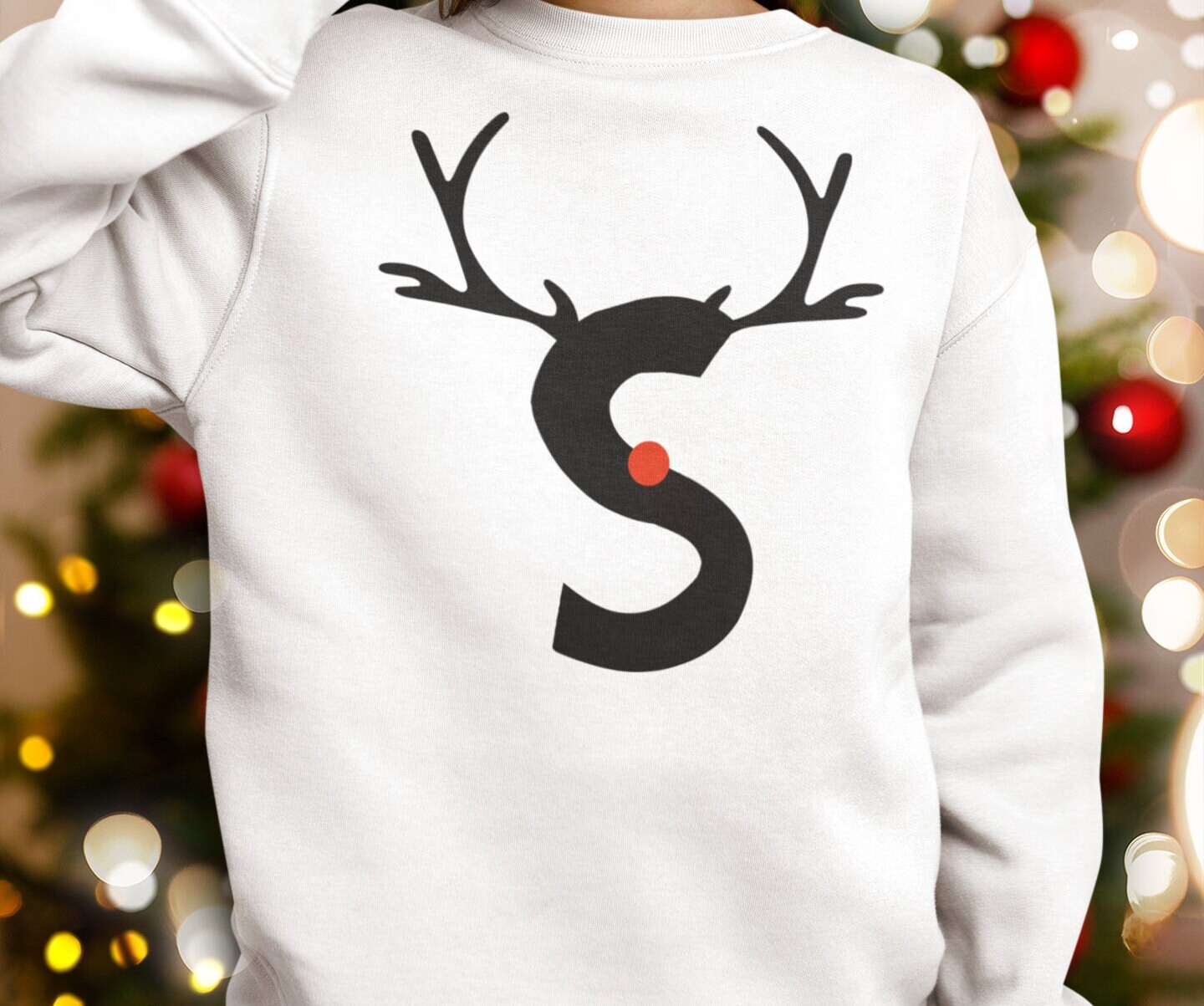 Christmas Reindeer Alphabet Letters SVG PNG Reindeer Antler Letters ...