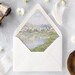 Monet Painting Lined Envelopes for Wedding Fine Art Wedding - Etsy