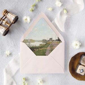 Monet Painting Lined Envelopes for Wedding Invitations - Etsy