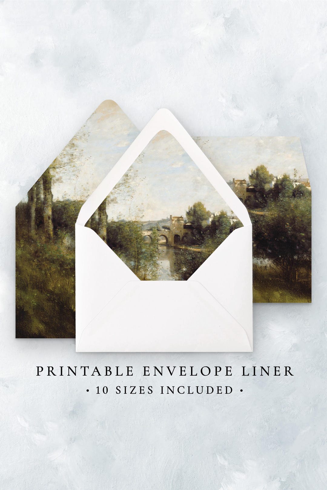 Printable Envelope Liner Template Digital, France Destination Wedding ...