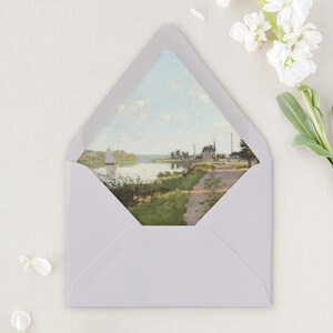 Monet Painting Lined Envelopes for Wedding Invitations - Etsy