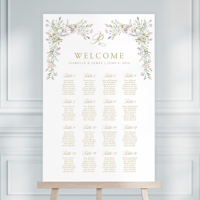 Wedding Table Plan - Etsy