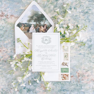 French Vintage Art Lined Envelopes, Fine Art Wedding Envelopes, Elegant ...