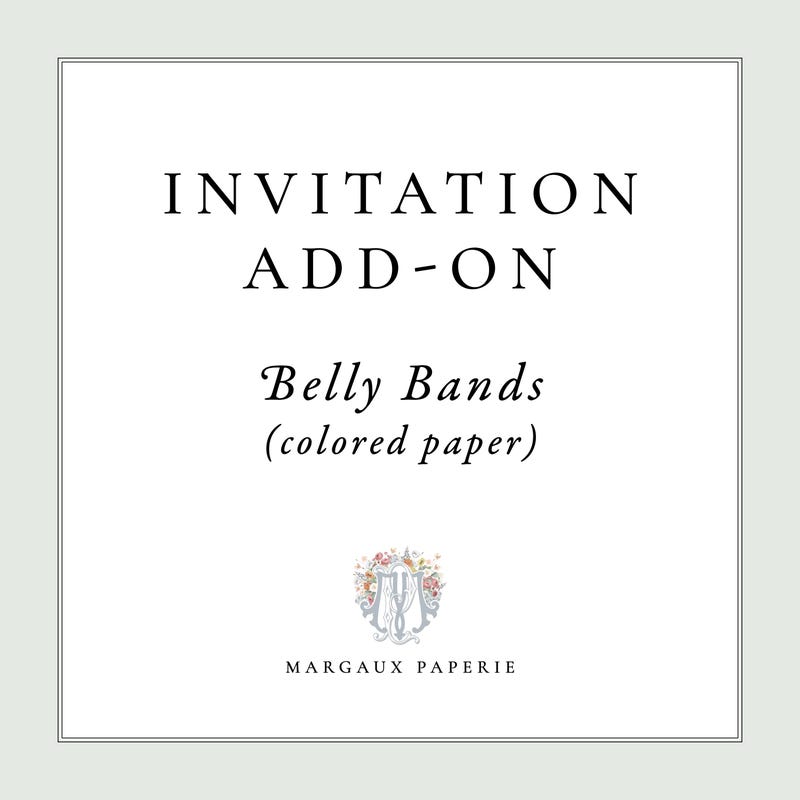 Wedding Belly Band Custom - Etsy
