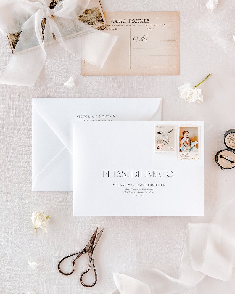 Outer Envelope Addressing - Etsy