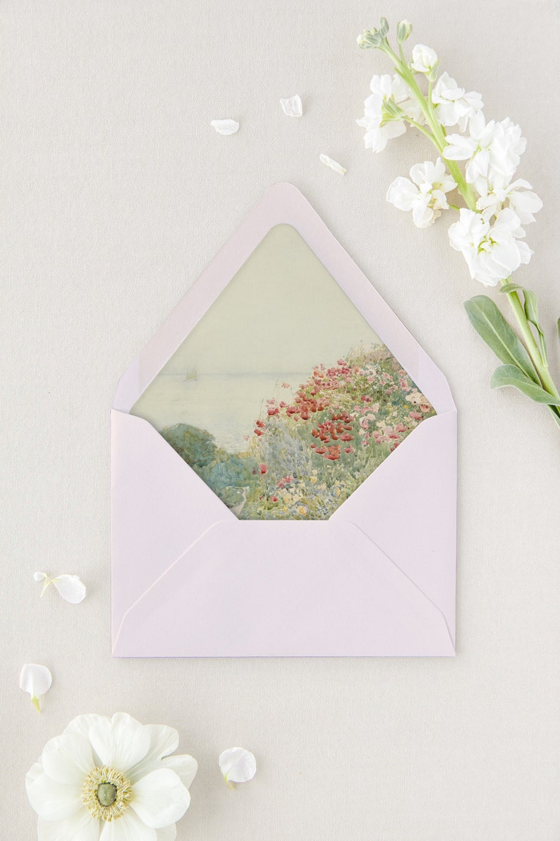 Fine Art Lined Envelopes for Wedding Wedding Envelopes With - Etsy