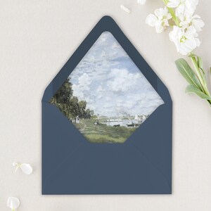 Fine Art Lined Envelopes for Wedding, Classic Painting Envelope Liner ...