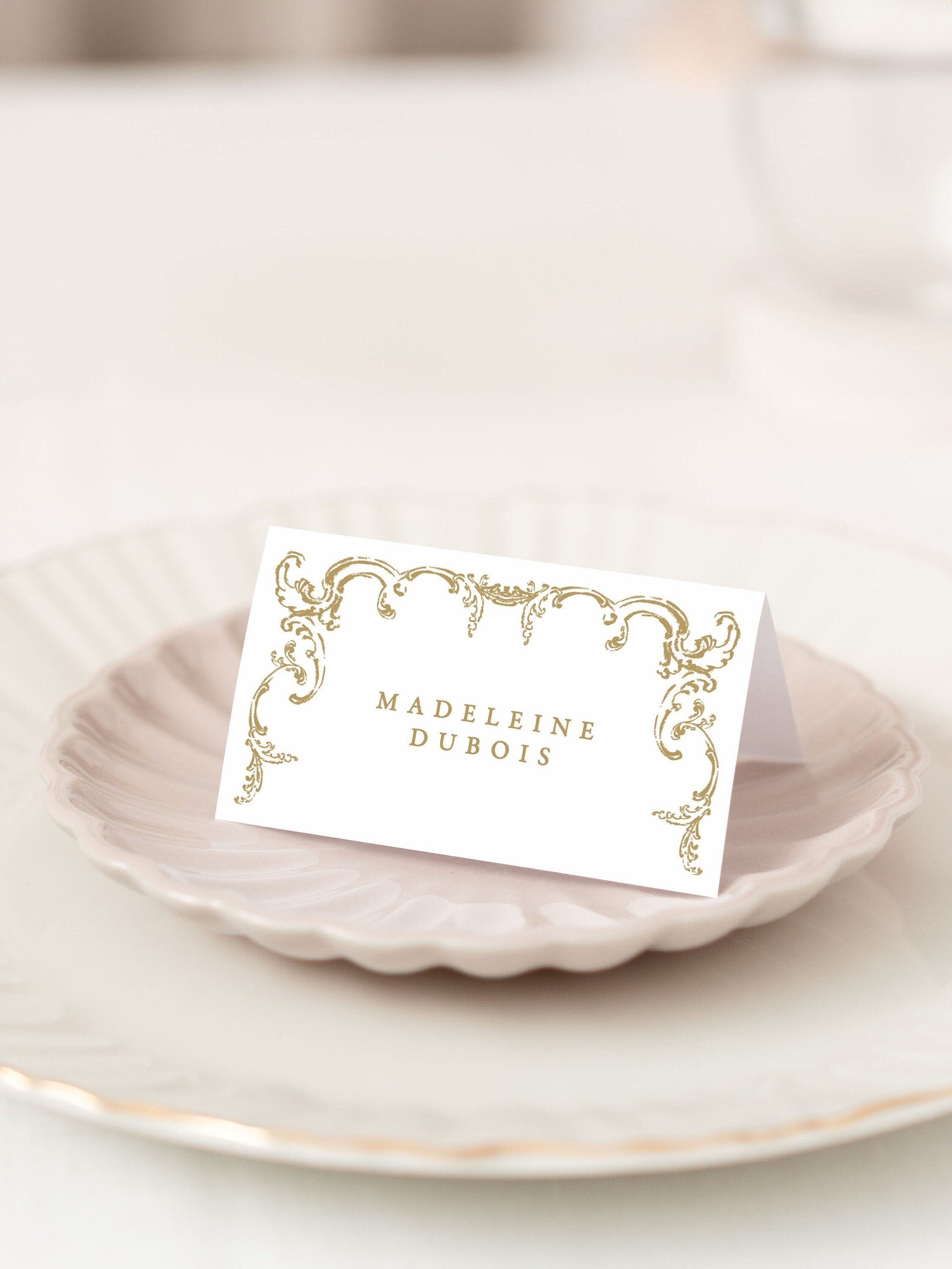 Victorian Themed Placecards Steampunk Laser Cut Place Cards