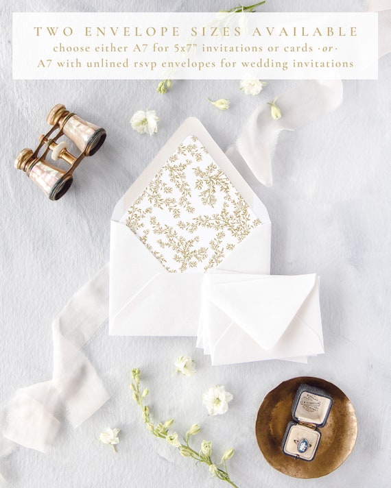 Wedding invitation envelopes store
