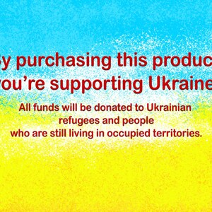 Ukraine Fundraiser! Printable Poster and Coloring Page. Cute Ukrainian ...