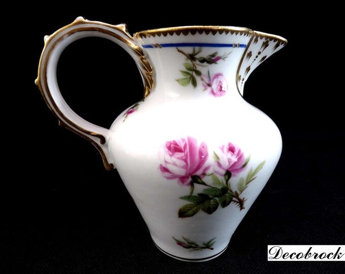 Cremier vintage pot a lait en porcelaine décor de roses shabby - Etsy ...