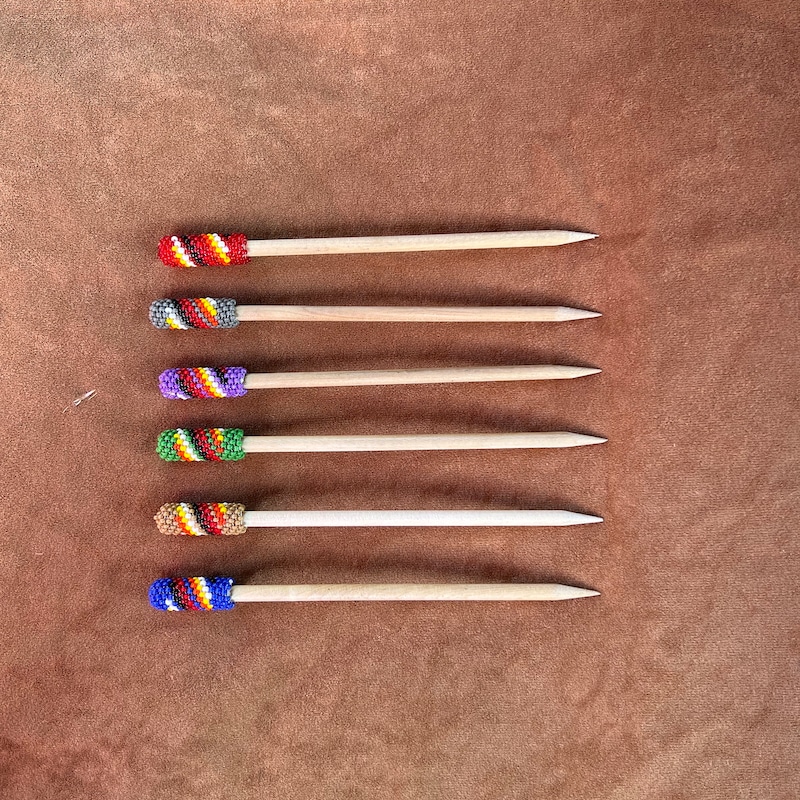 Native Bead Hair Stick - Etsy