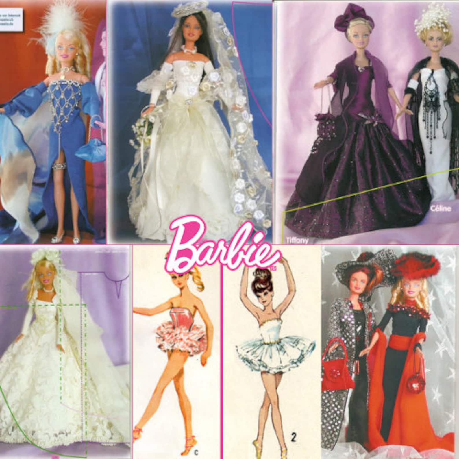 1300 Barbie Doll Sewing Patterns Instant Digital Download - Etsy