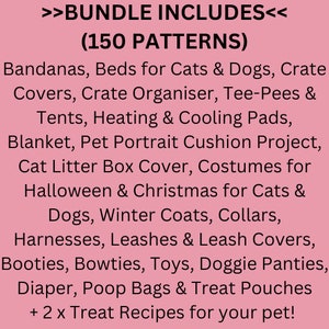 150 Pet Clothes Sewing Patterns, Instant Digital Download, Print on A4 ...