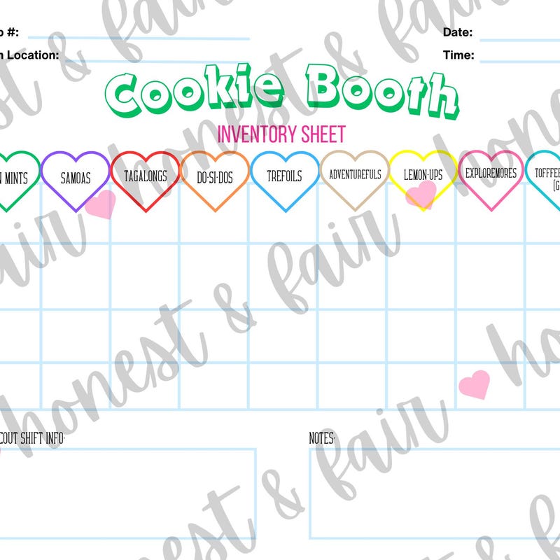 2026 Booth Tracker - Etsy