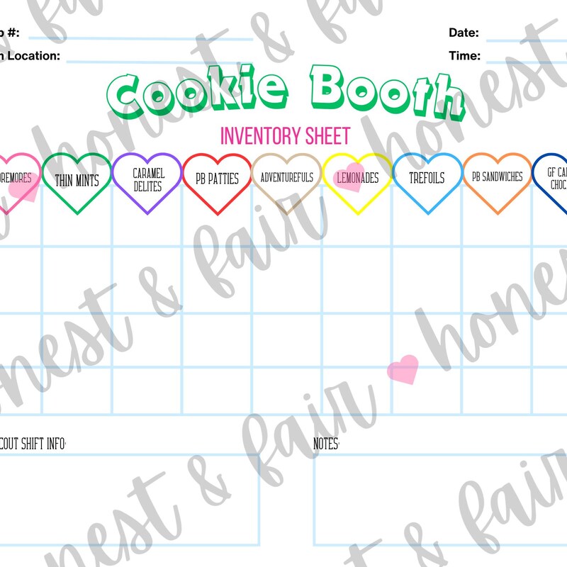 2026 Booth Tracker - Etsy