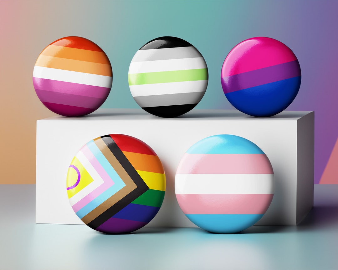 Custom Pride Flag Button Keychain, Pin, Magnet, or Zipper Pull - Etsy
