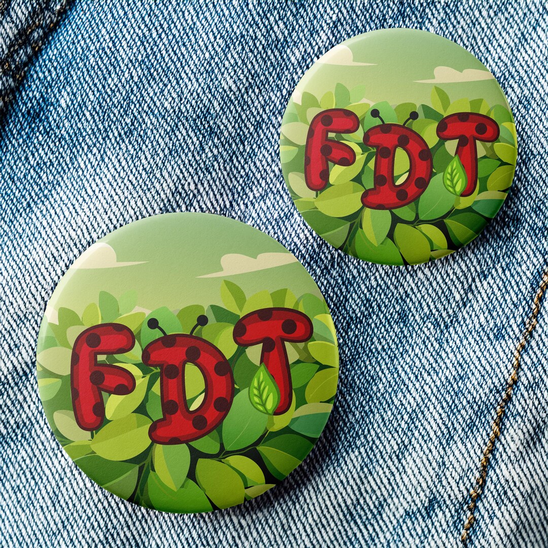 FDT - F*ck Donald Trump - Anti-trump Button - Keychain, Pin, Zipper ...