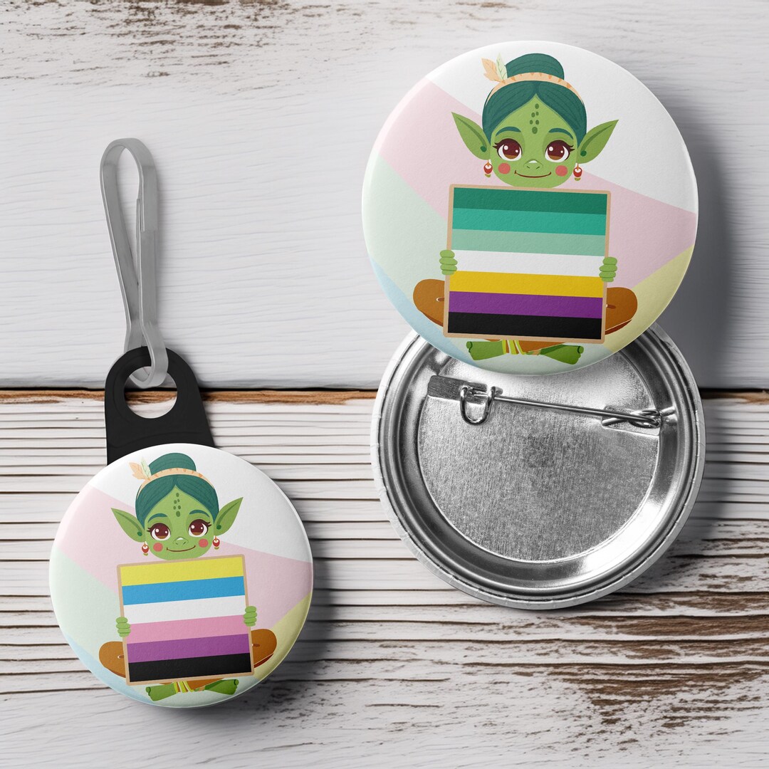 Custom Goblin Pride Flag Button: Pin, Keychain, Magnet - Etsy