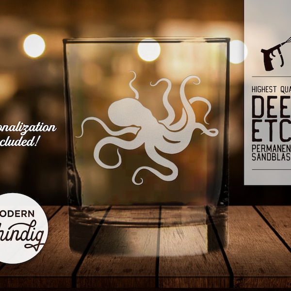 Octopus Wine Glasses - Etsy