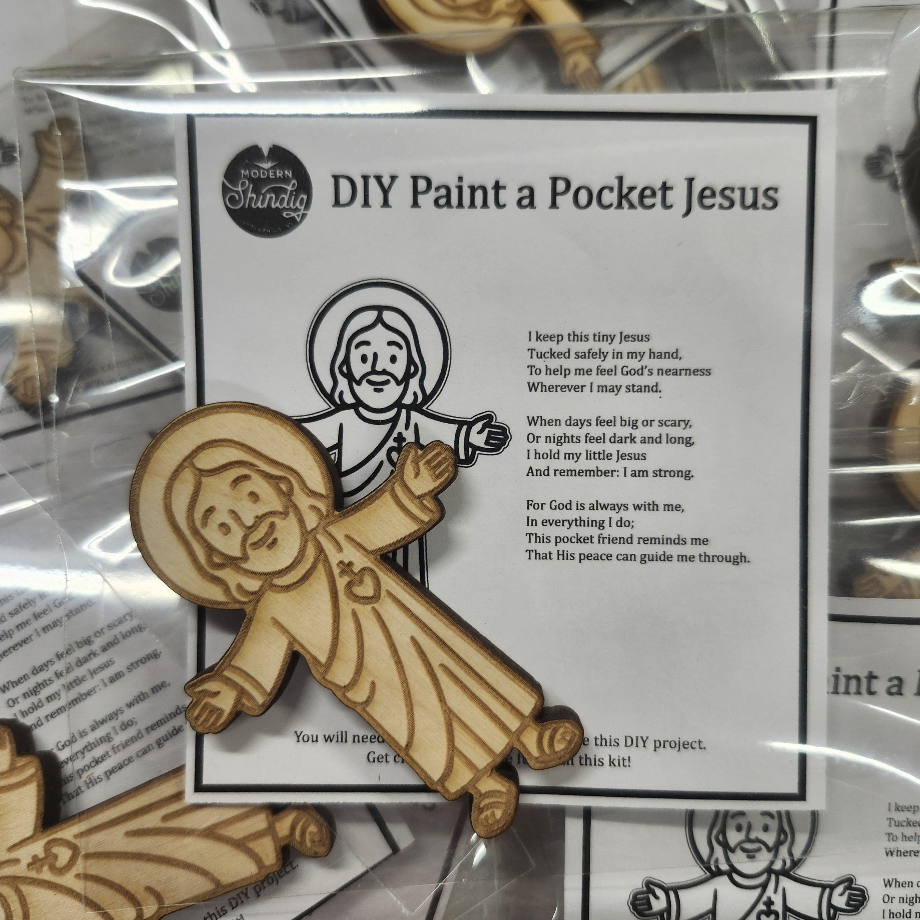 DIY Pocket Jesus Craft Kit | Christian Crafts for Kids and Adults - Etsy