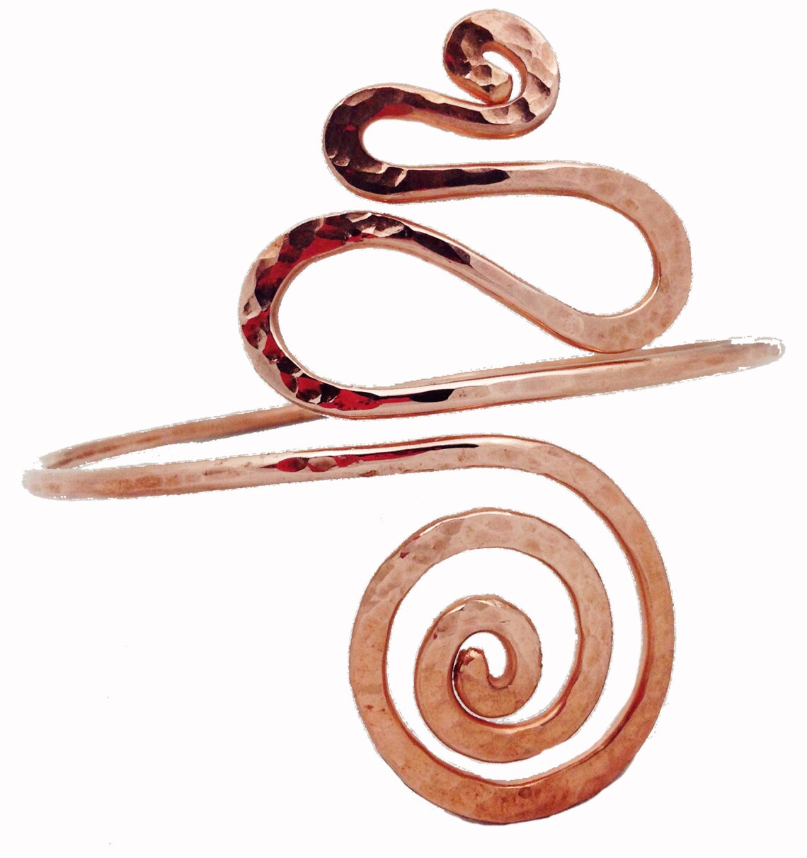 Armlet Upper Arm Cuff Copper Arm Bracelet Arm Band | Etsy