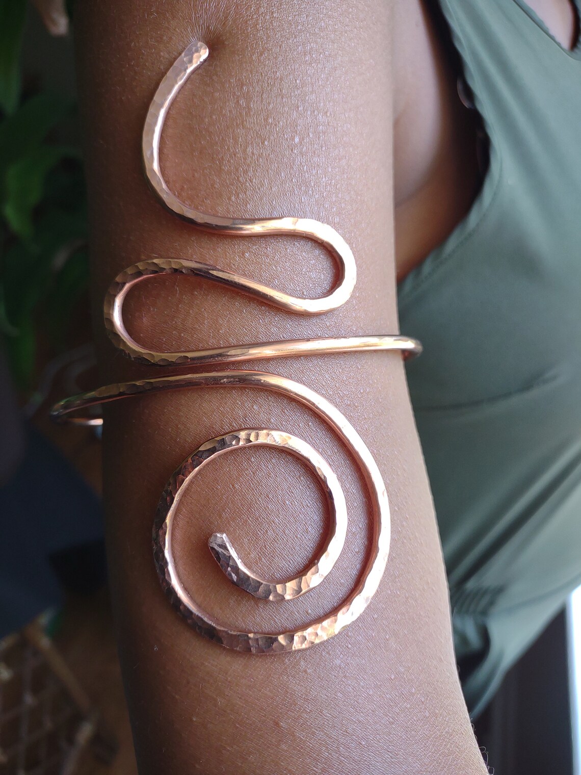 Armlet, Upper Arm Cuff, Copper Arm Bracelet, Arm Band - Etsy