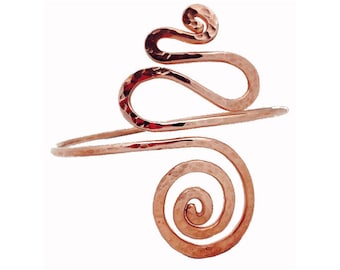 Copper Upper Arm Cuff - Etsy