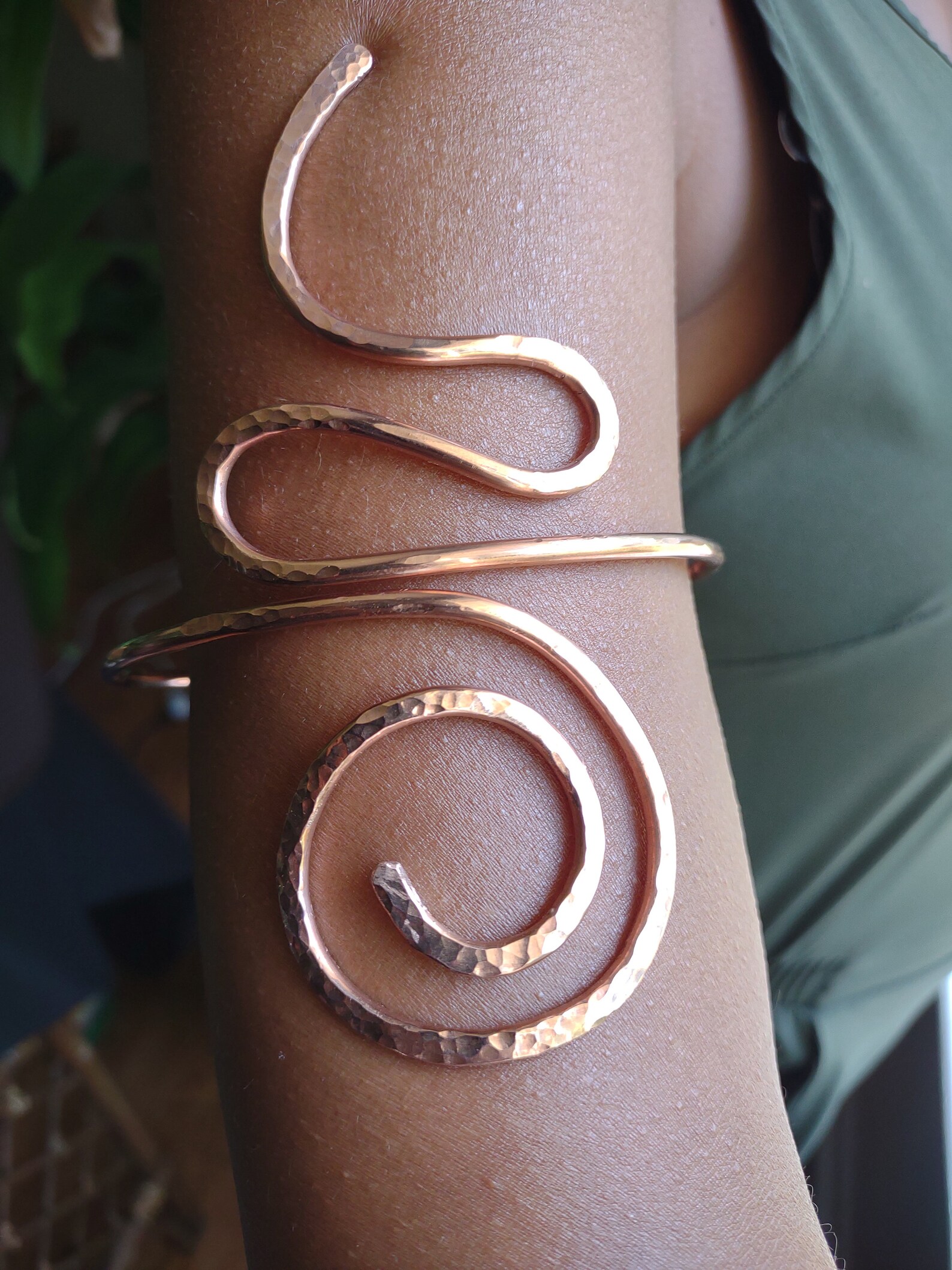 Armlet, Upper Arm Cuff, Copper Arm Bracelet, Arm Band - Etsy