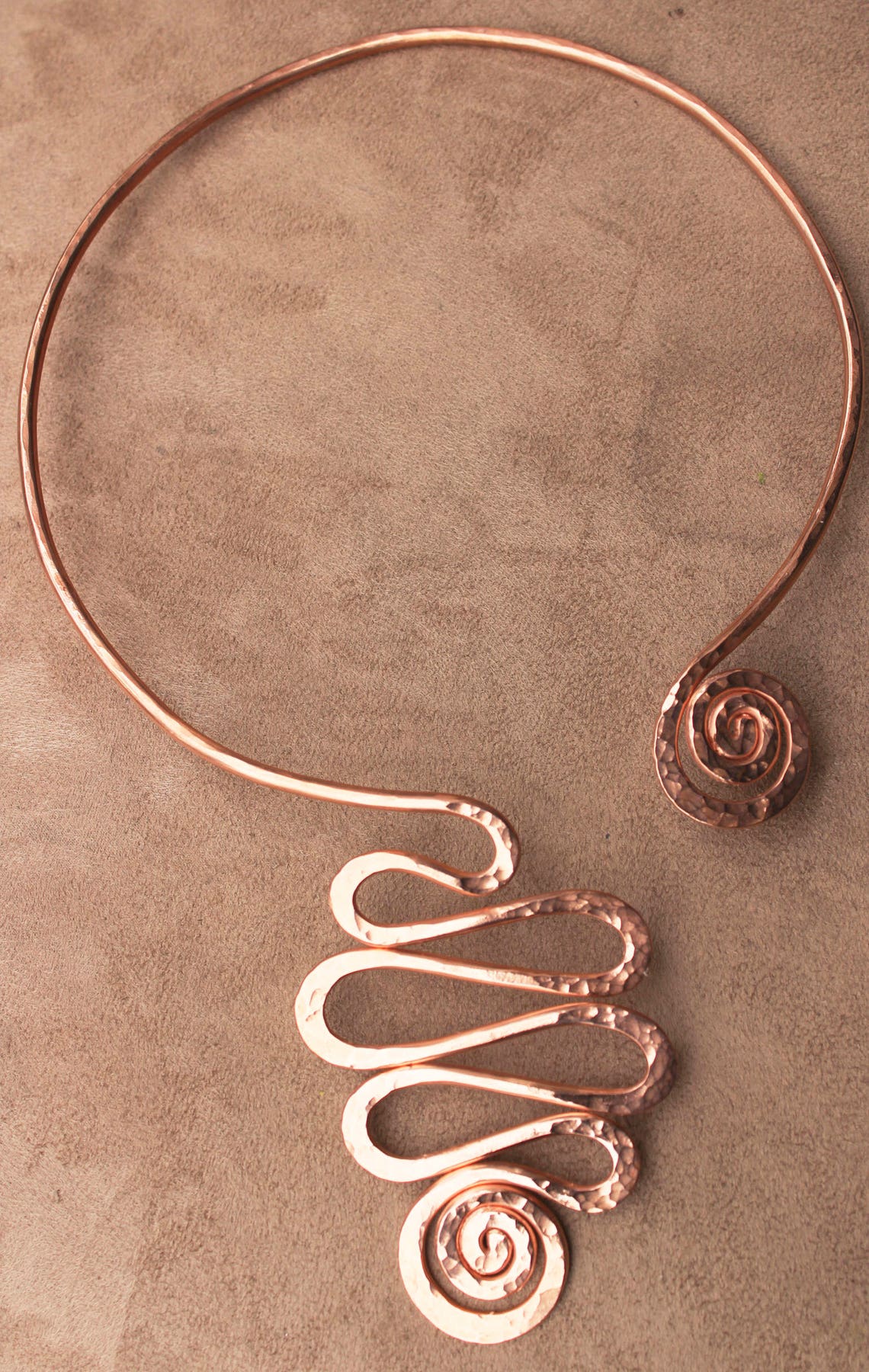 Copper Open Collar Necklace for Women Women's Copper - Etsy