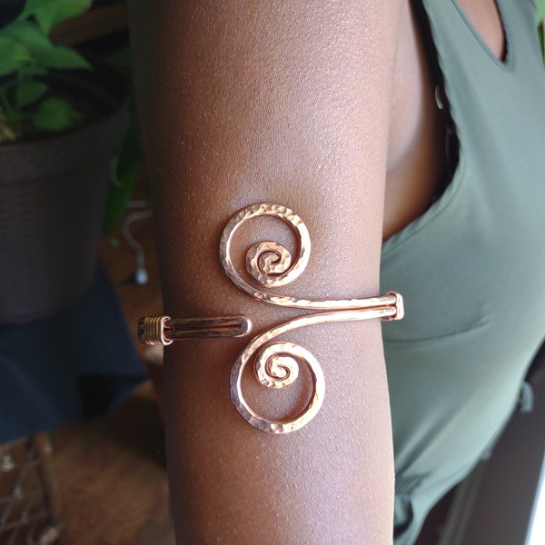 Gold Arm Cuff - Etsy