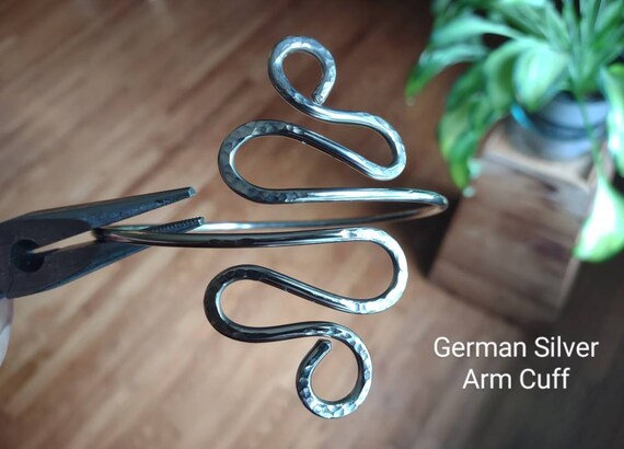Magical Spiral Arm Cuff Armlet Upper Arm Cuff Brass Arm | Etsy