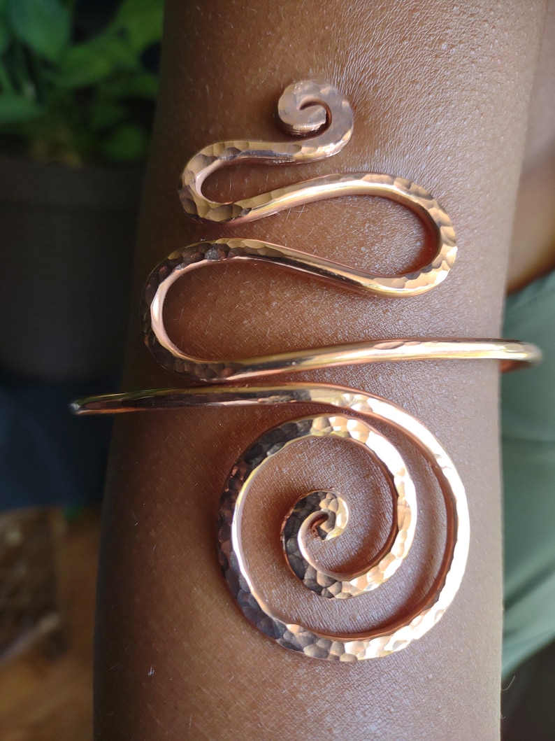 Armlet, Upper Arm Cuff, Copper Arm Bracelet, Arm Band - Etsy Canada