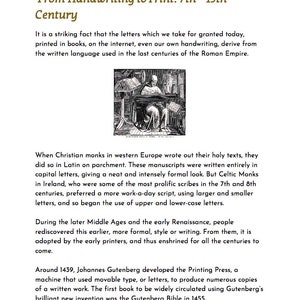 Montessori History of Written Language - Three/four Part Cards and ...