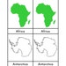 Montessori Seven Continents Three Part Cards - Etsy
