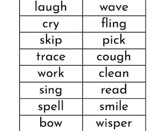 Montessori SUFFIXES Word Study Montessori Language Reading Writing ...