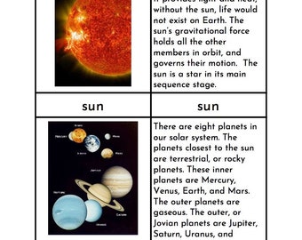 Types of Clouds Montessori Three/four Part Cards | Etsy