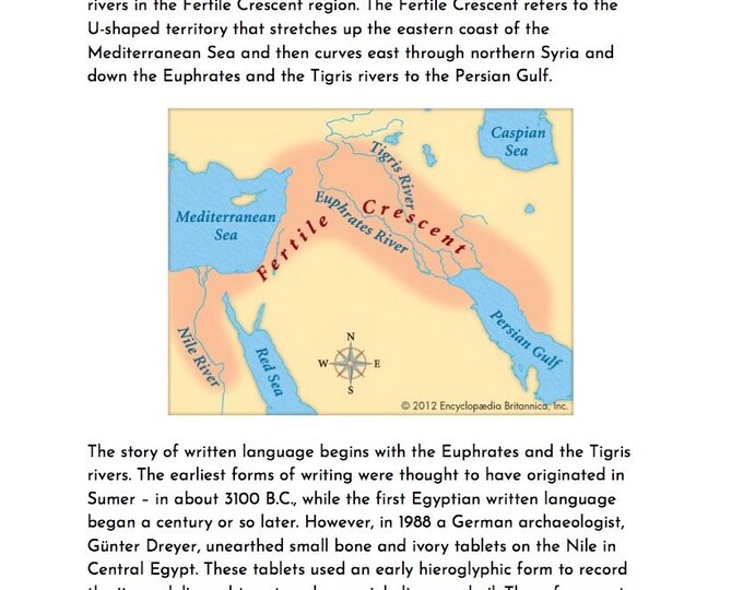 Montessori History of Written Language - Three/four Part Cards and ...