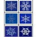 Snowflake Matching Cards - Etsy