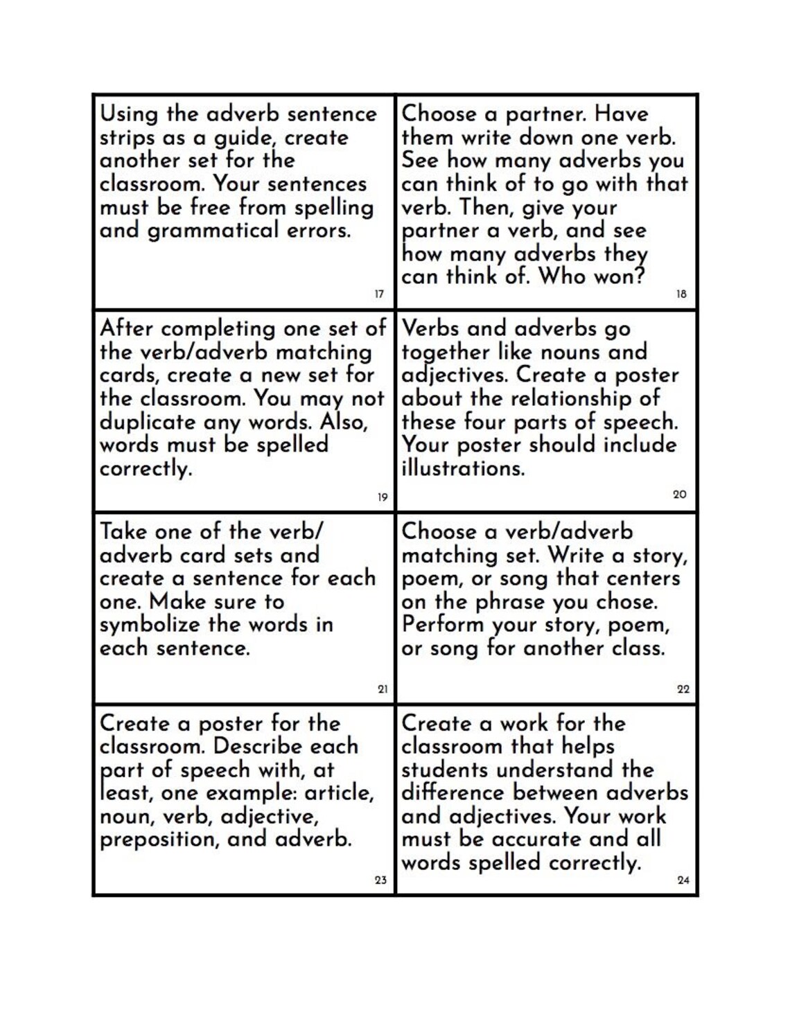 Montessori Word Study Adverbs - Etsy