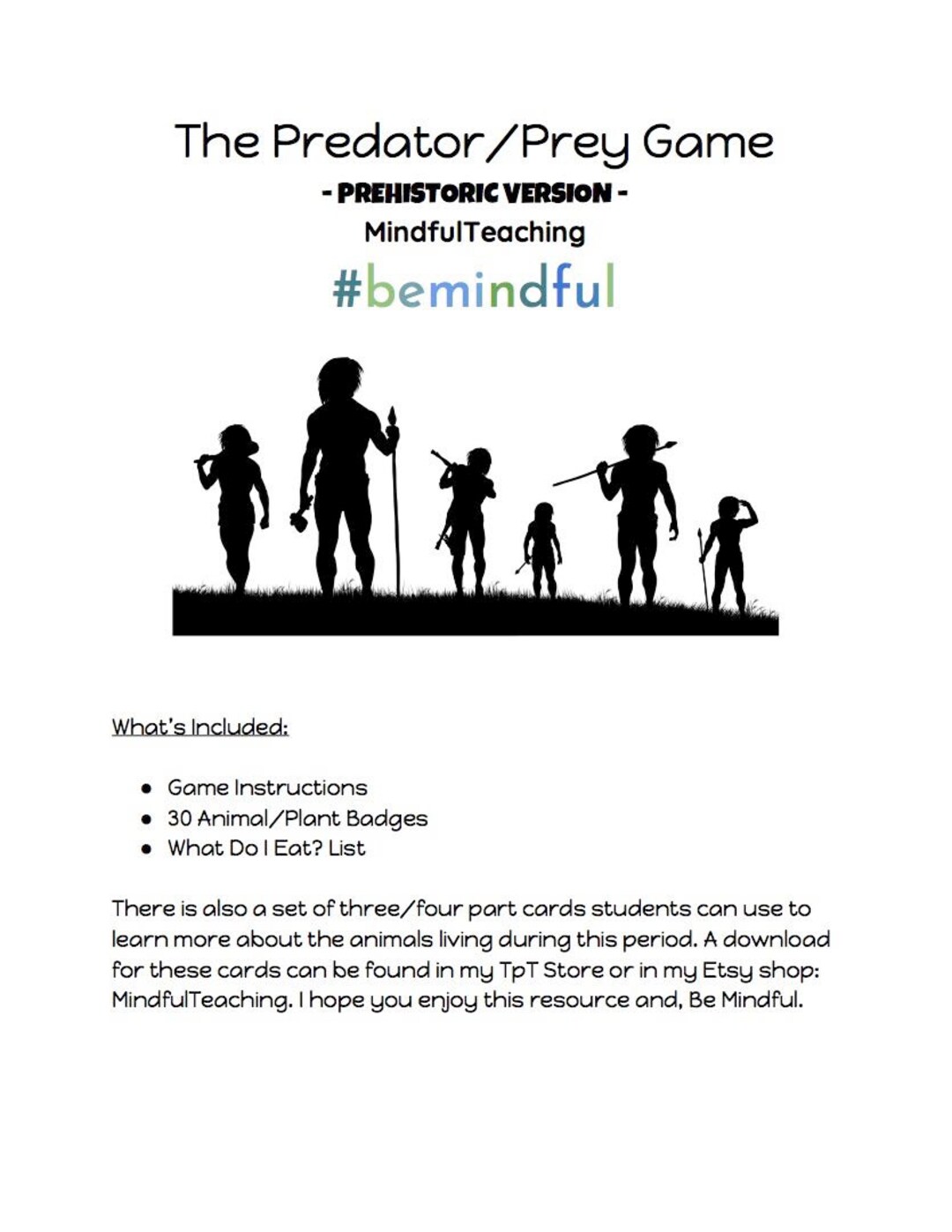 Prey And Predator Worksheets