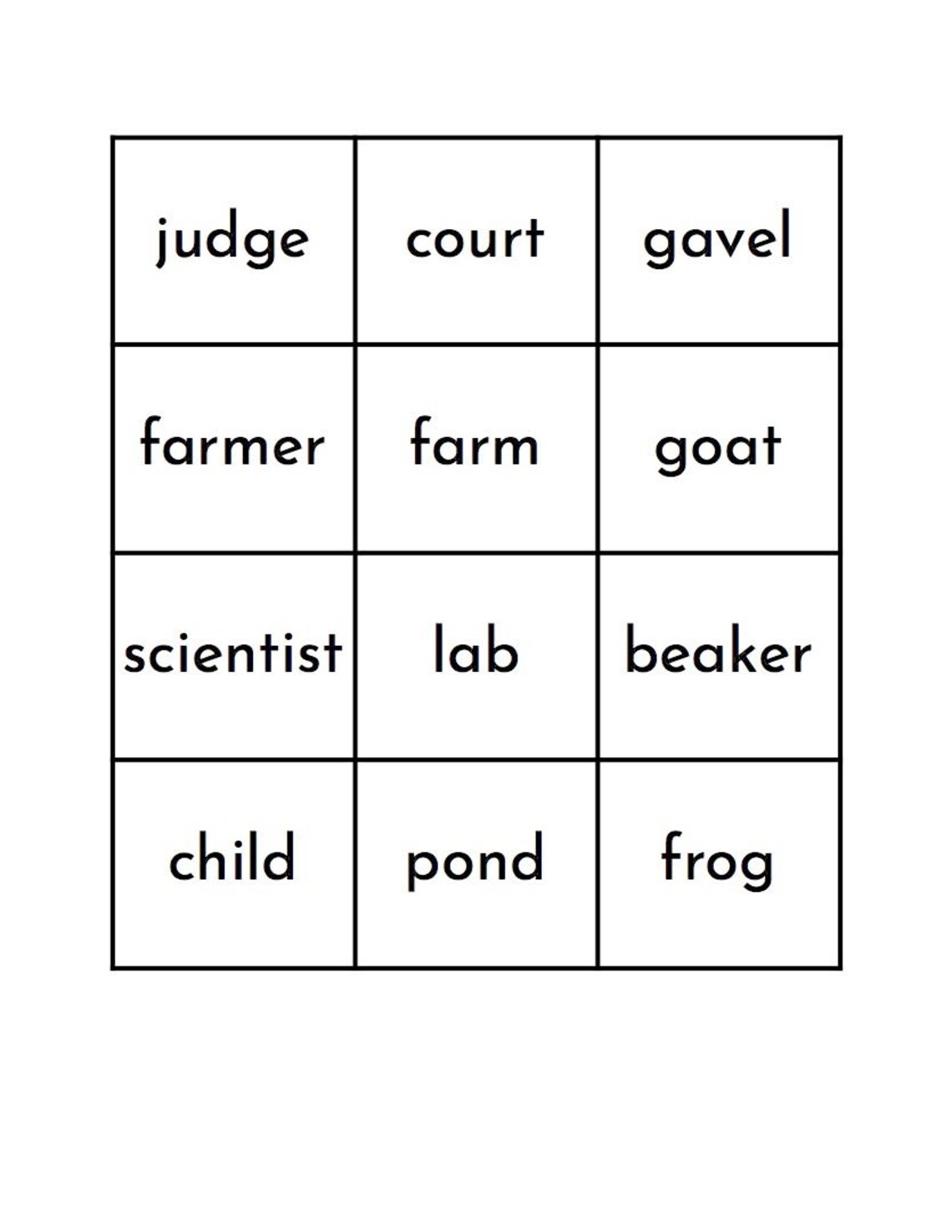 Montessori Word Study Nouns complete - Etsy