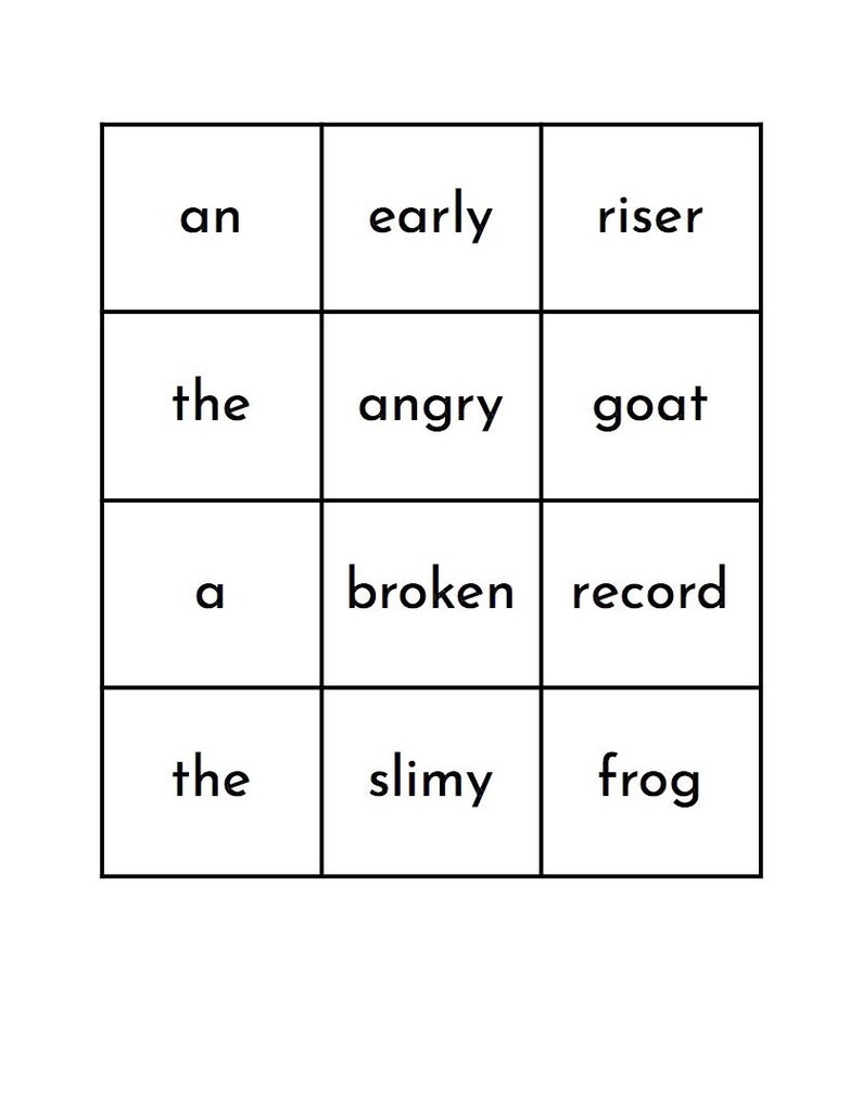 Montessori Word Study Adjectives - Etsy