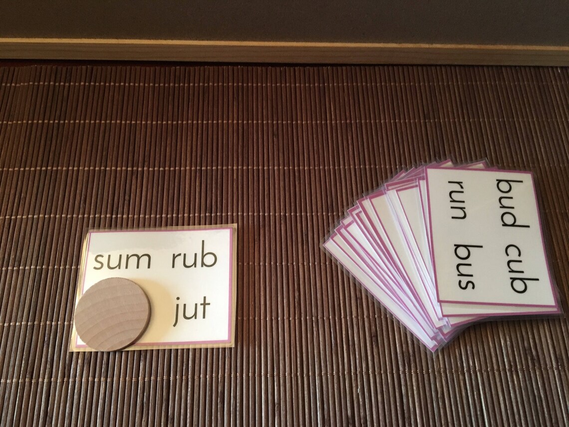 Montessori Pink Language Series - Etsy