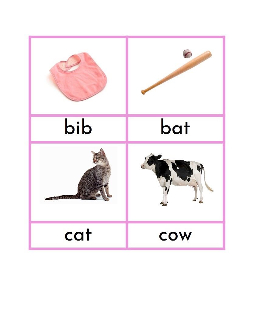 Montessori Pink Language Series Initial Sounds Matching - Etsy