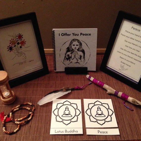 Multicultural Symbols of Peace - Montessori Three Part Cards - Etsy