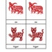 Chinese Zodiac Montessori Three Part Cards - Etsy