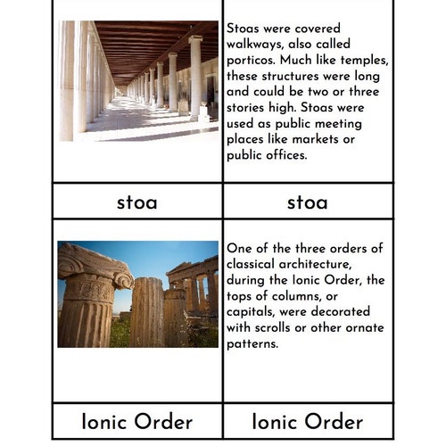 Montessori Ancient Egypt Three/four Part Cards - Etsy