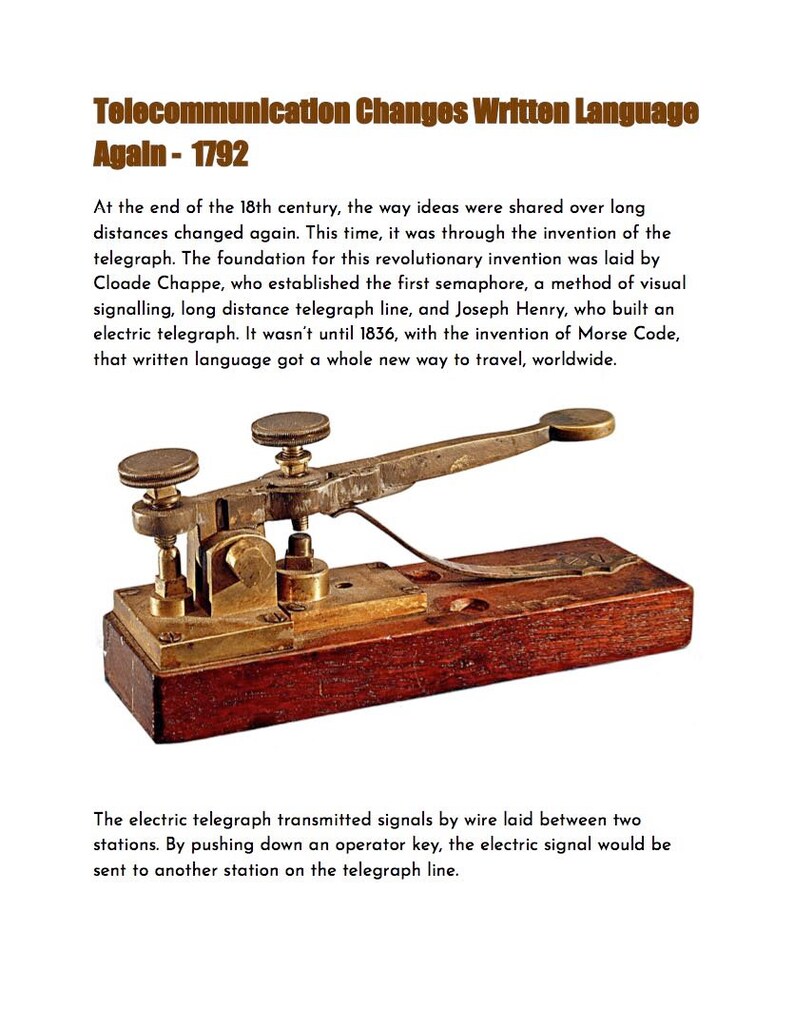 Evolution of Written Language Three/four Part Cards & - Etsy