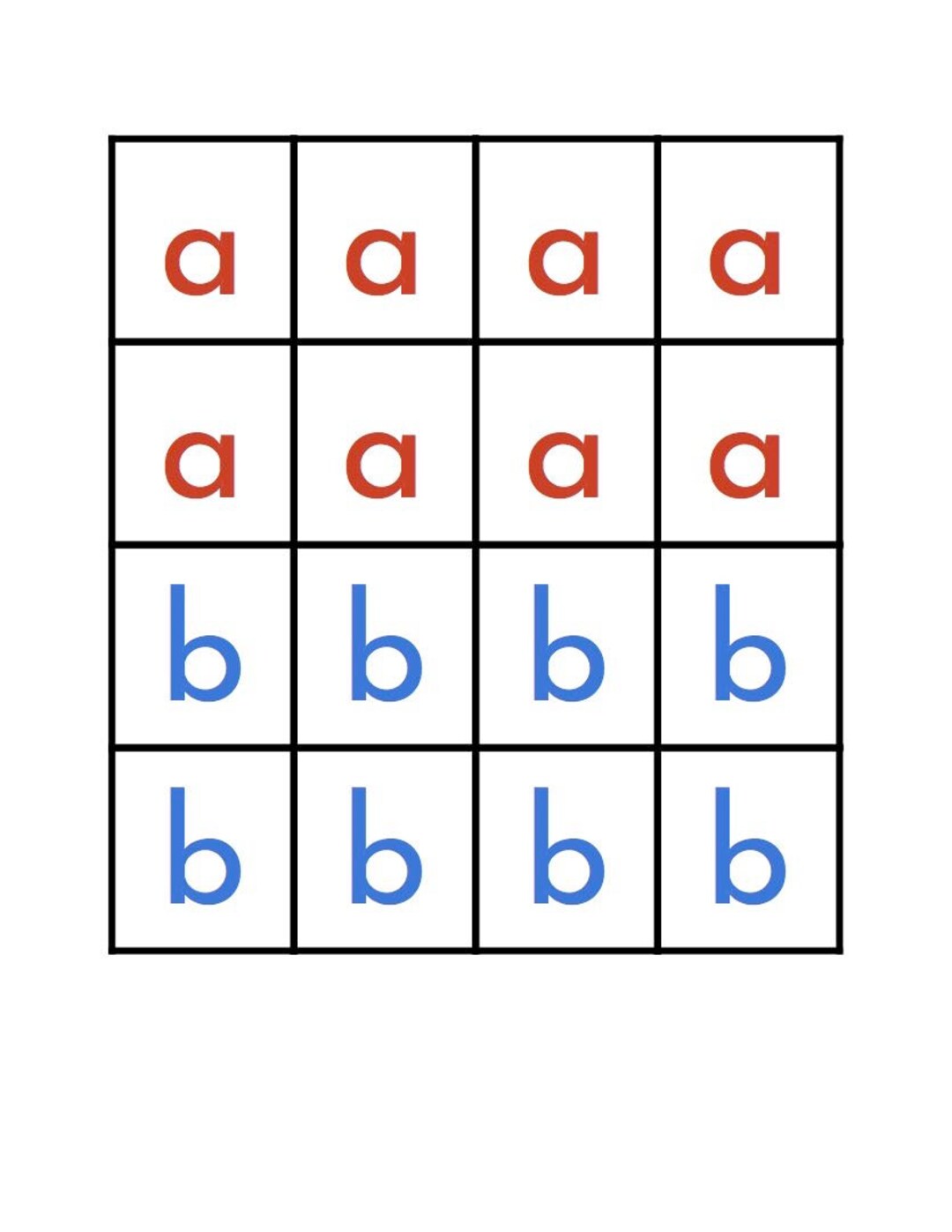 Montessori Movable Alphabet Printable - Etsy
